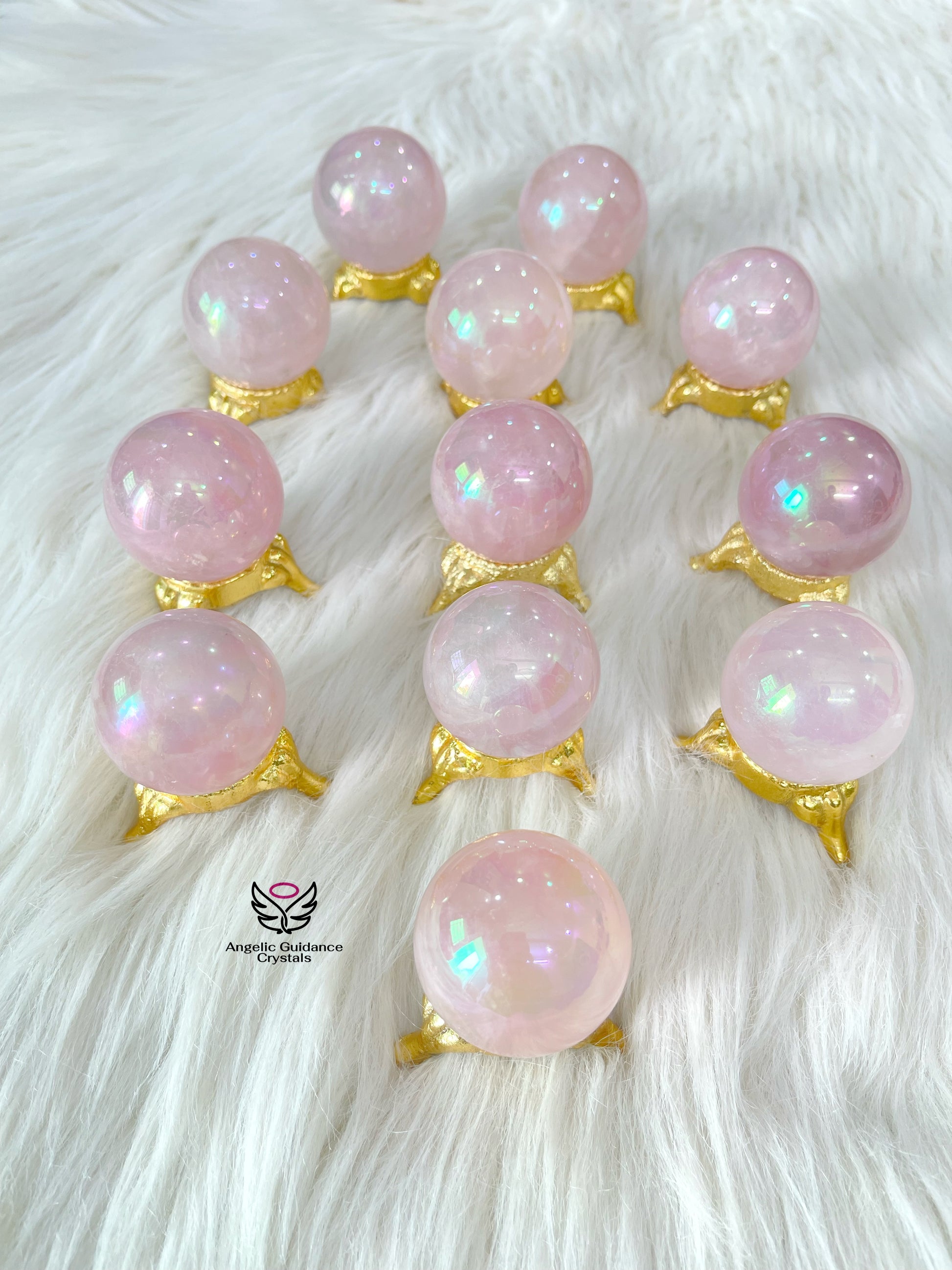 Angel Aura Quartz Sphere – Angelic Guidance Crystals